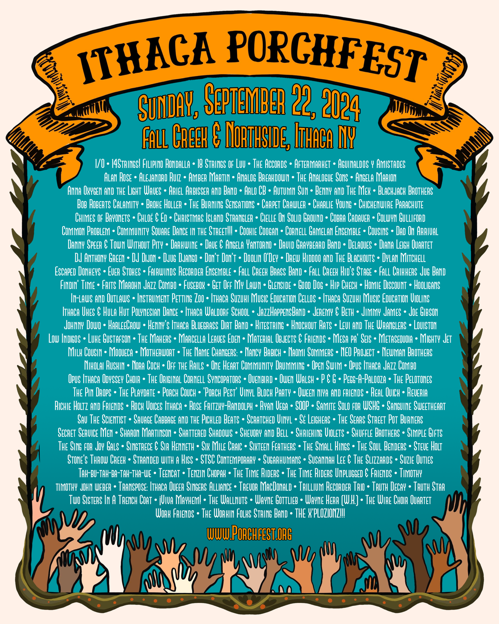 All about Porchfest 2024! – Porchfest – Ithaca, NY
